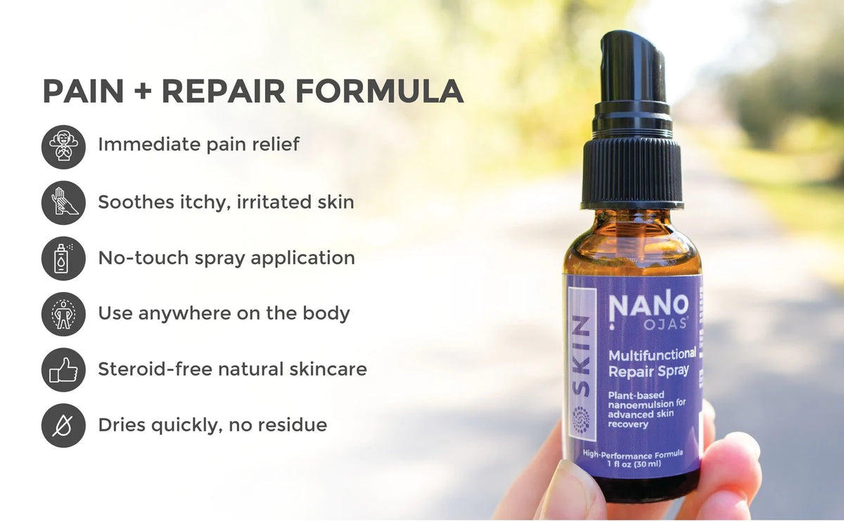 Multifunctional Repair Nanospray for Skin | Nano-Ojas